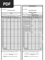 DCF Work Calendar Form CF-ES 3007 | PDF