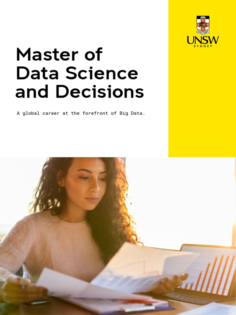 UNSW Master of Data Science and Decisions Brochure | PDF | Machine ...