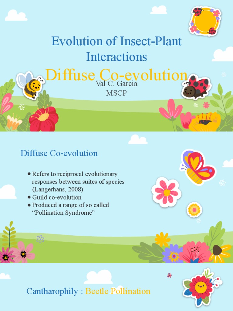 Diffuse Co-Evolution | PDF | Biological Interactions | Plant Reproduction