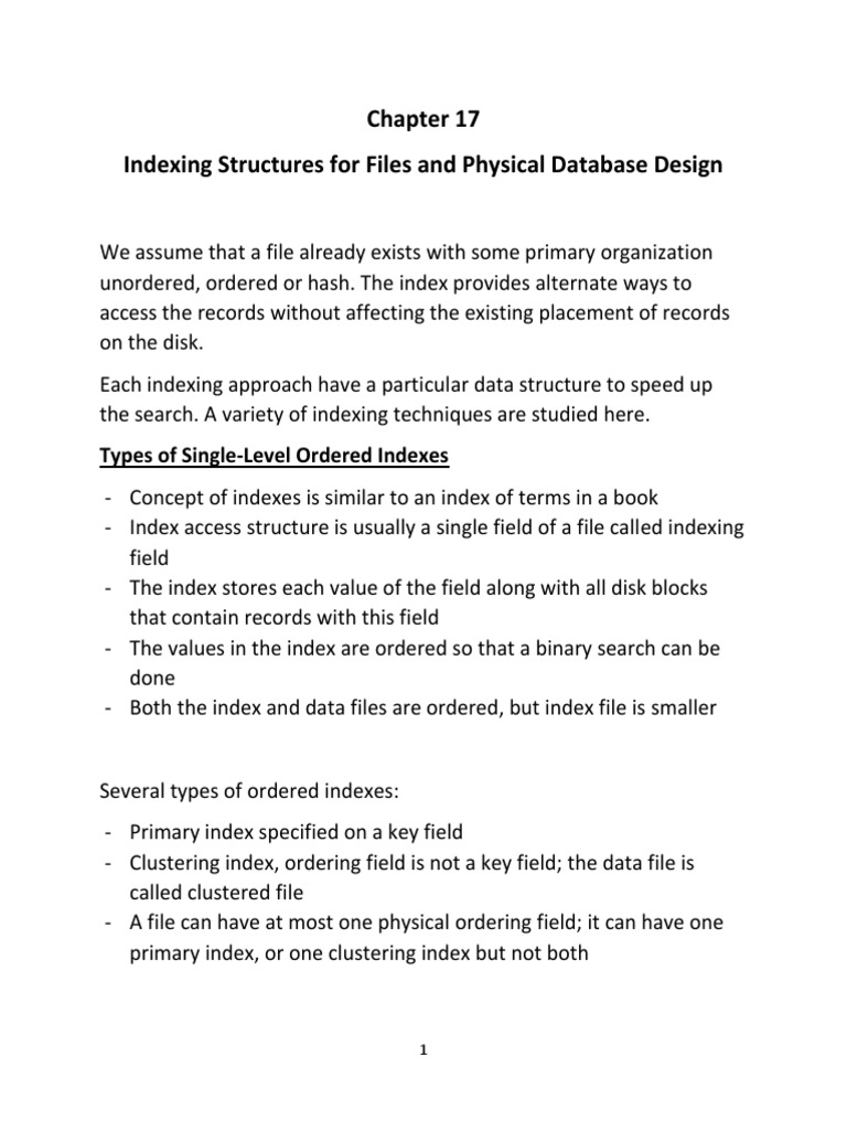 Indexing Structures & Database Design | PDF | Database Index | Databases