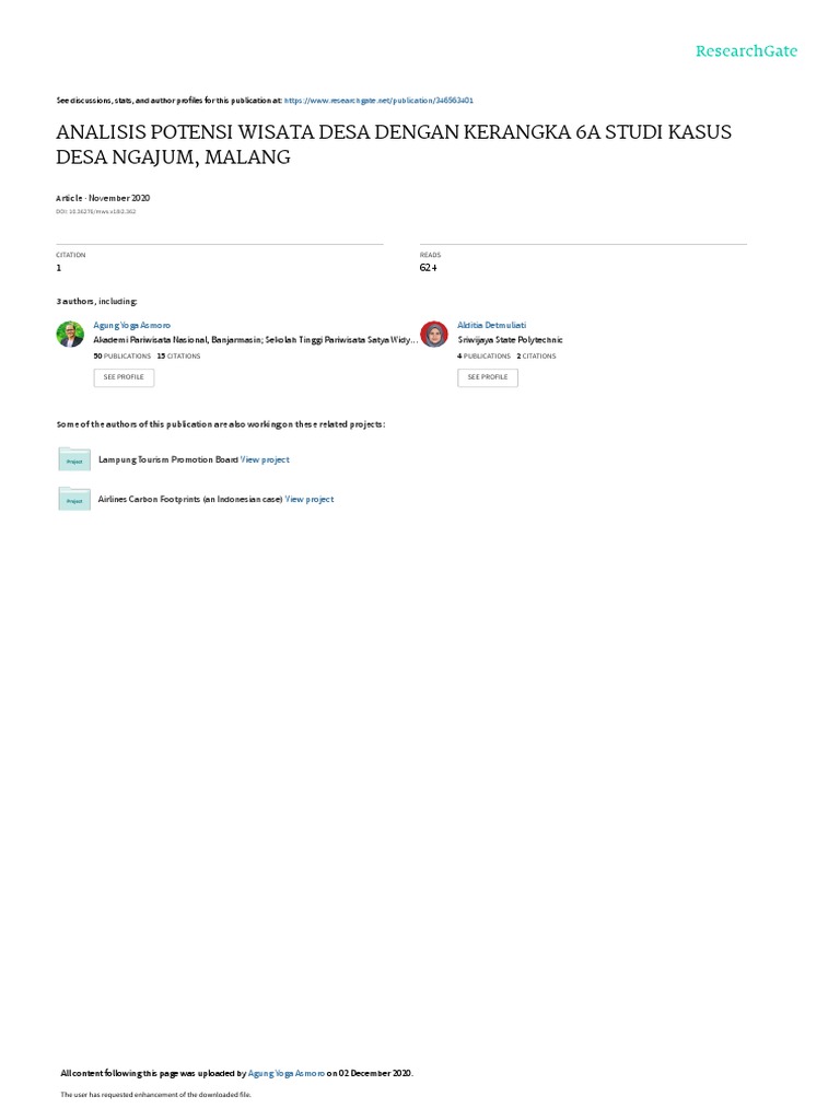 Buhalis 6a | PDF | Ilmu Sosial | Perjalanan