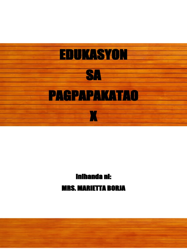 Aralin 10 Esp 10 Modyul | PDF