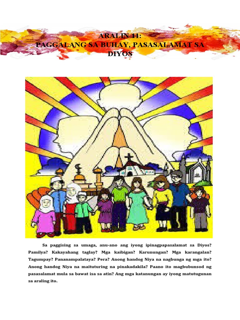 Aralin 11 Esp 10 Module | PDF