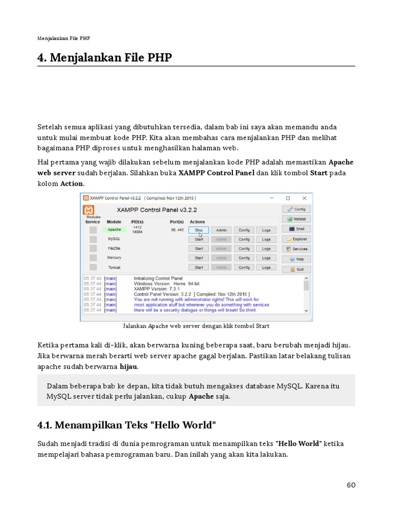 PHP Uncover - Panduan Belajar PHP Untuk Pemula 2.1!60!71 | PDF