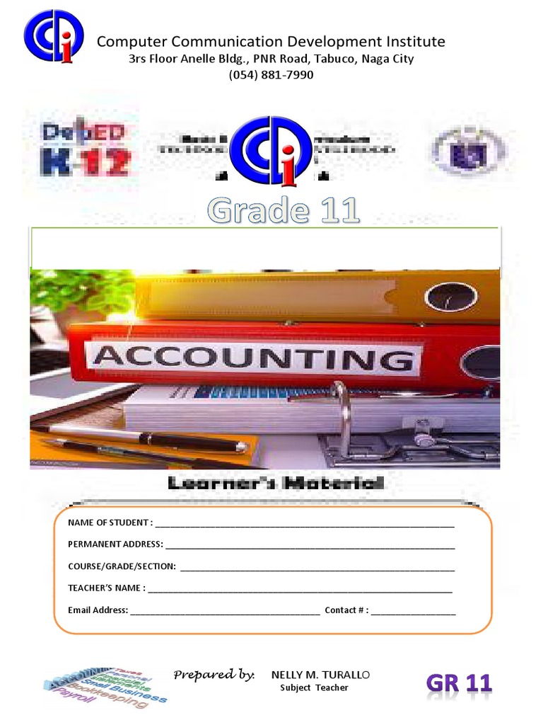 Computer Communication Development Institute: 3rs Floor Anelle BLDG., PNR Road, Tabuco, Naga ...