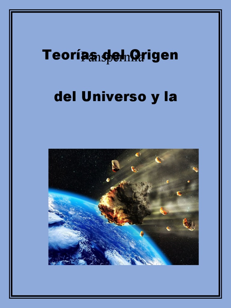 Panspermia | PDF | Big Bang | Universo