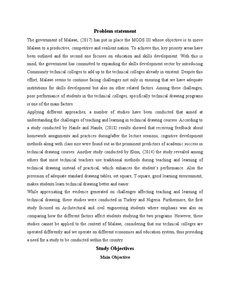 Problem Statement | PDF | Technical Drawing | Learning