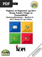 Q3 G11 Pagbasa at Pagsusuri - Module 4 | PDF