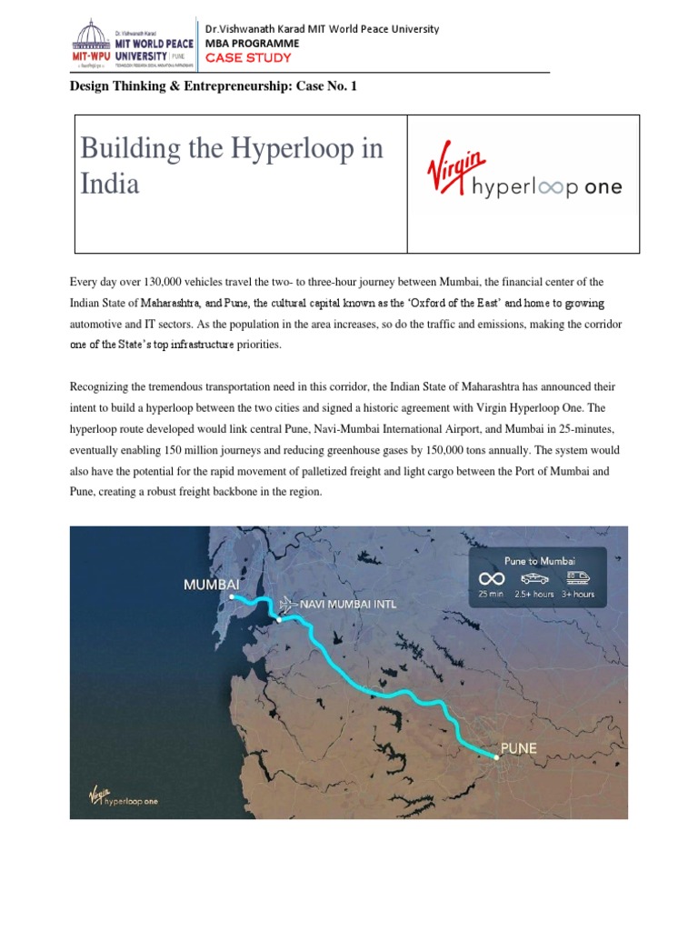 DTE Case 1 - Hyperloop v4.0 | PDF | Hyperloop | Transport