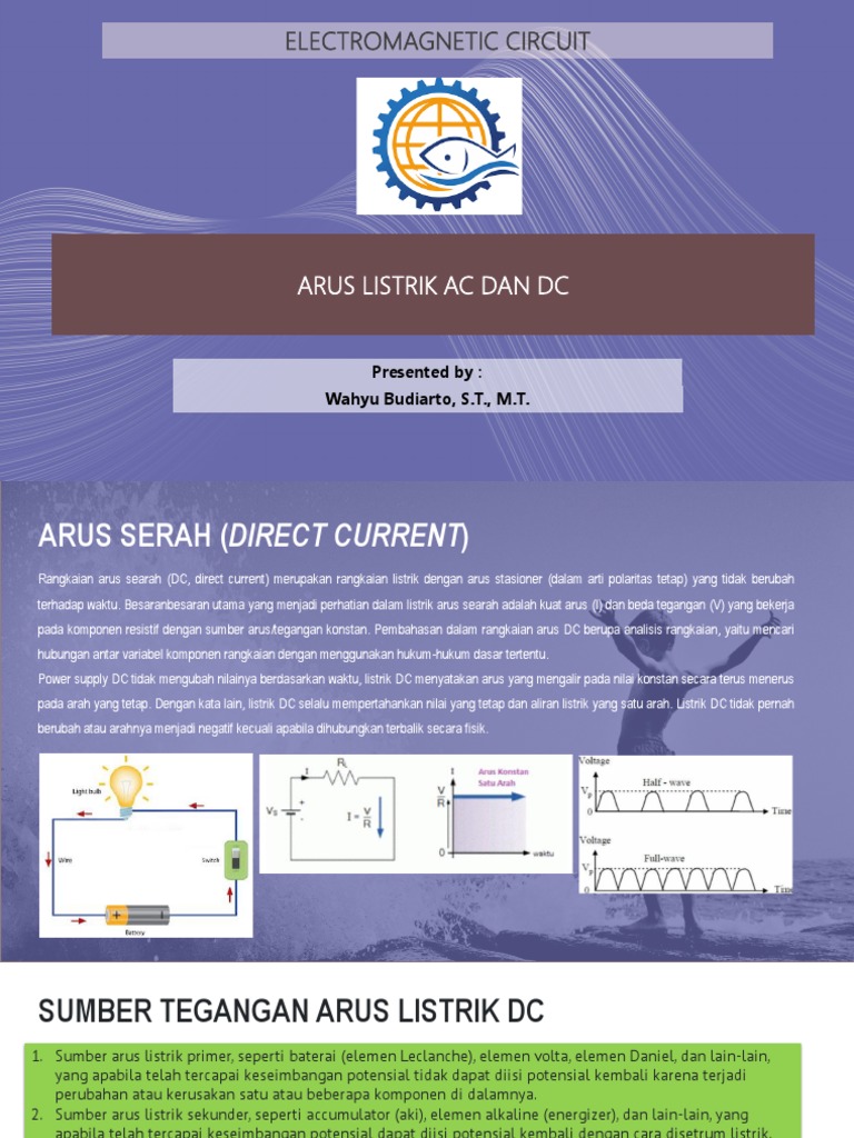 Arus Listrik AC dan DC: Penjelasan Dasar | PDF