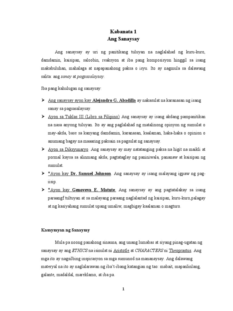 KAsaysayan | PDF