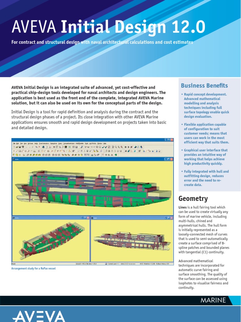AVEVA Initial Design | PDF | Hull (Watercraft) | Ships