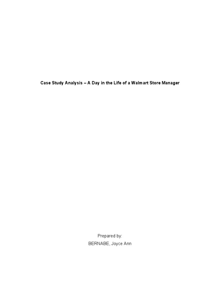 Walmart Store Manager Case Study Analysis | PDF | Sales | Customer
