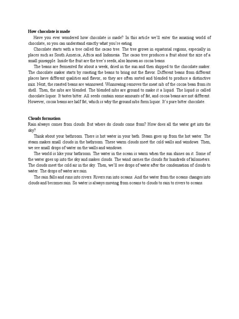 Explanation Text (Worksheet) | PDF