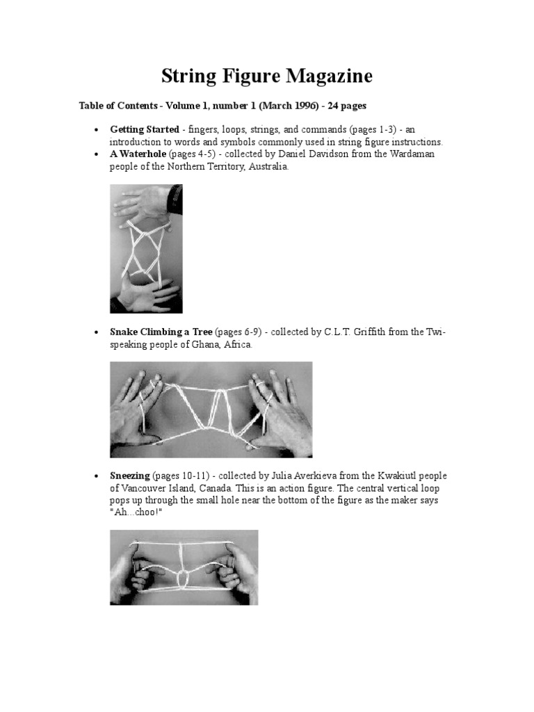 String Figure Magazine | PDF | Inuit