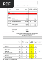 Project Progress Weightage Formula | PDF