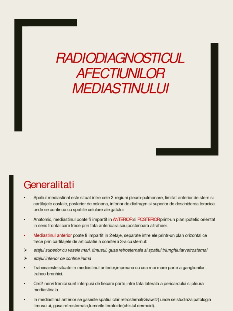 05 Curs Mediastin | PDF