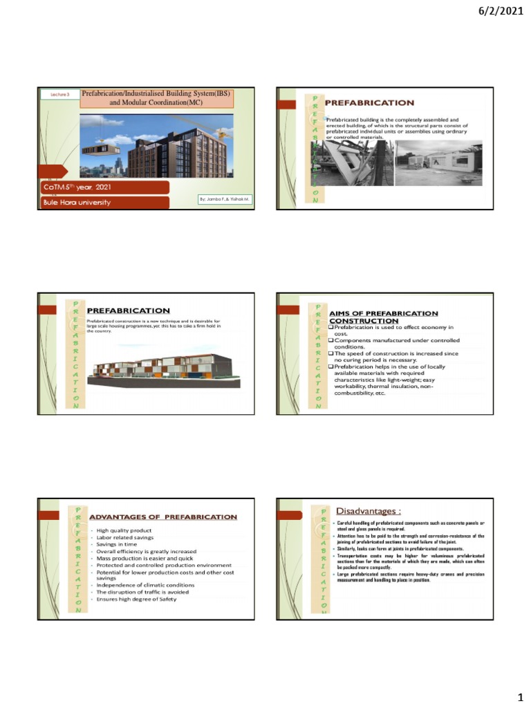 Prefabrication/Industrialised Building System (IBS) and Modular ...