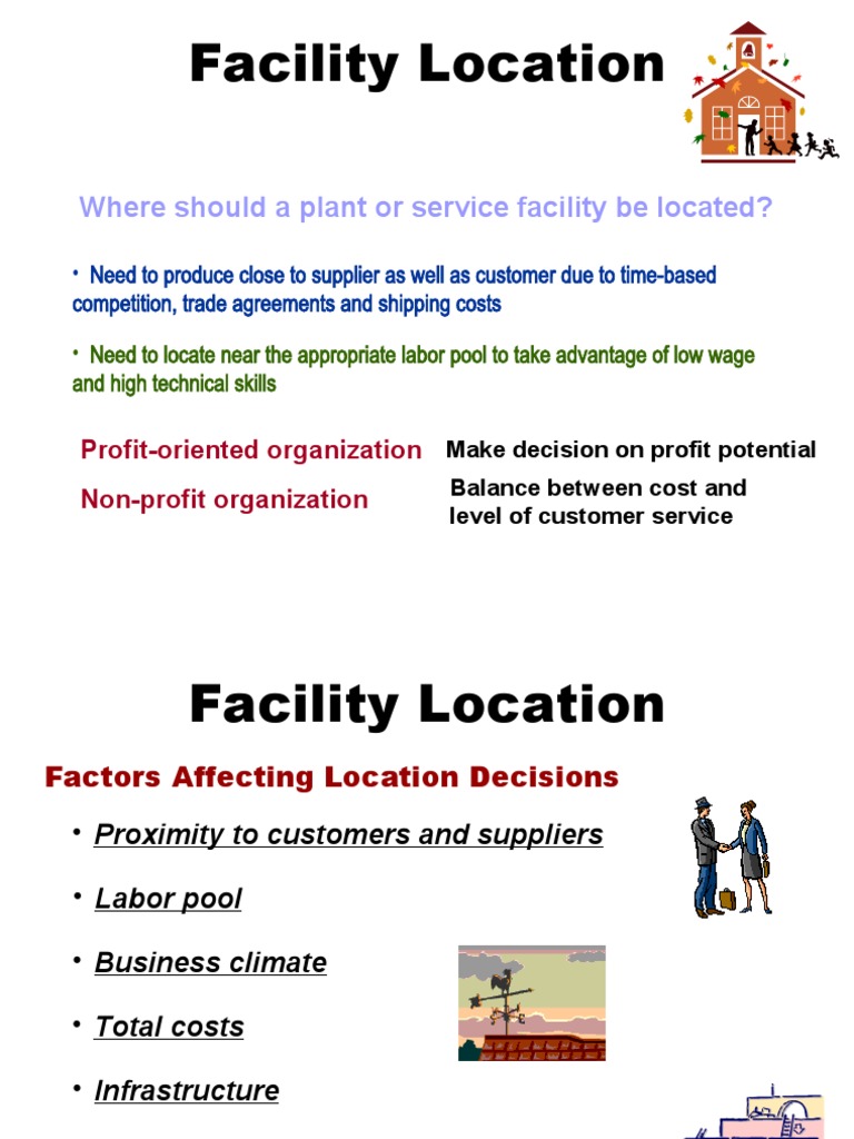 Facility Location Strategies and Methods | PDF | Labour Economics ...