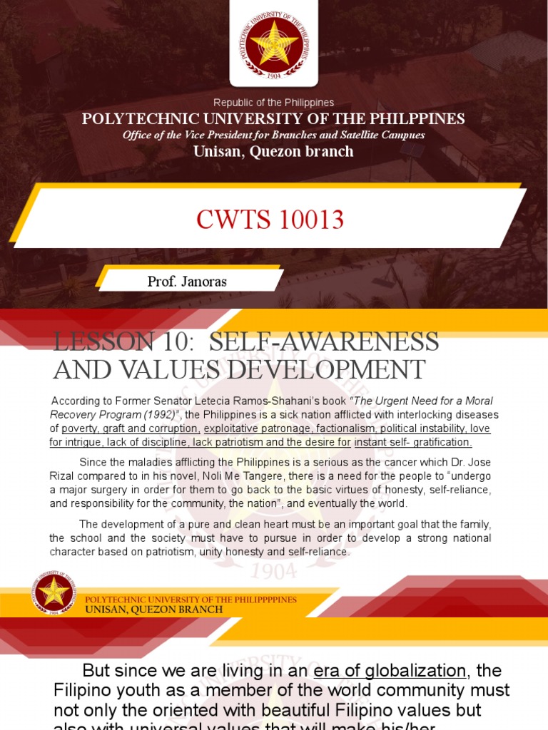 CWTS 10013 Lesson 10 | PDF | Love | Spirituality