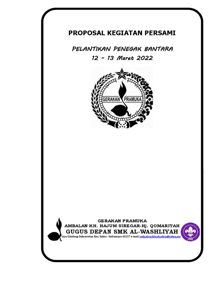 Proposal Persami Pelantikan Bantara | PDF