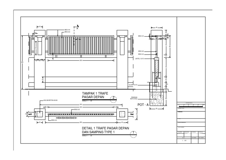 03 Pagar Depan | PDF