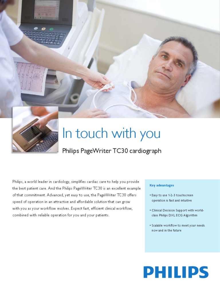 PageWriter TC30 Brochure | PDF | Electrocardiography | Health Care