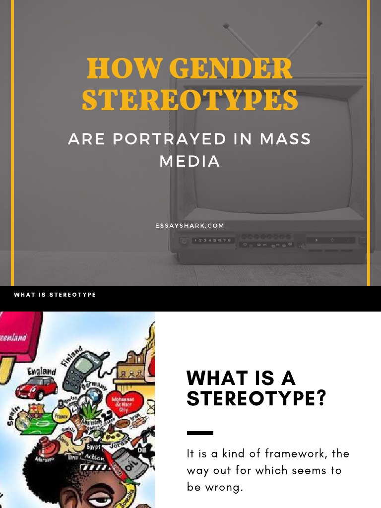 How Gender Stereotypes: Are Portrayed in Mass Media | Download Free PDF ...