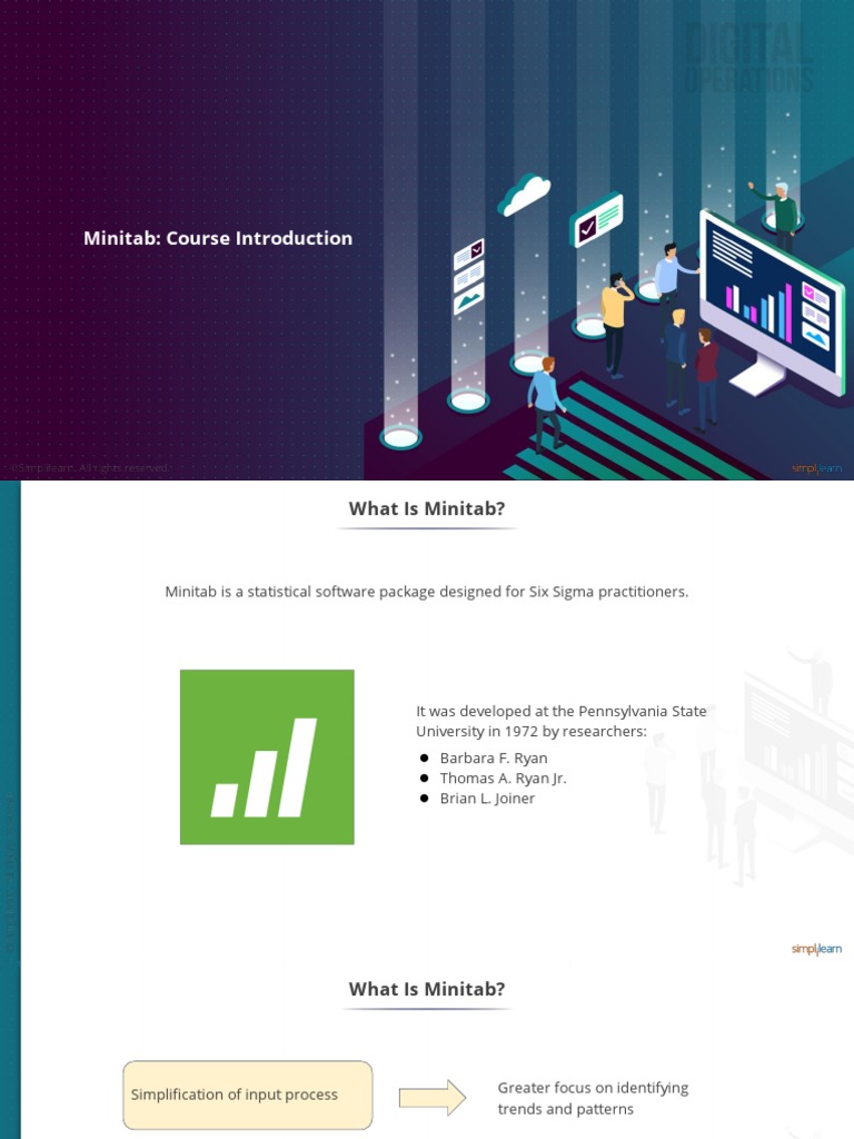 Minitab Course: Six Sigma Stats Tool | PDF | Statistical Significance ...
