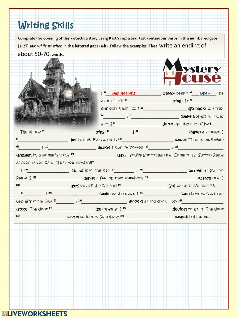 Story - Past Simple & Continuous | PDF