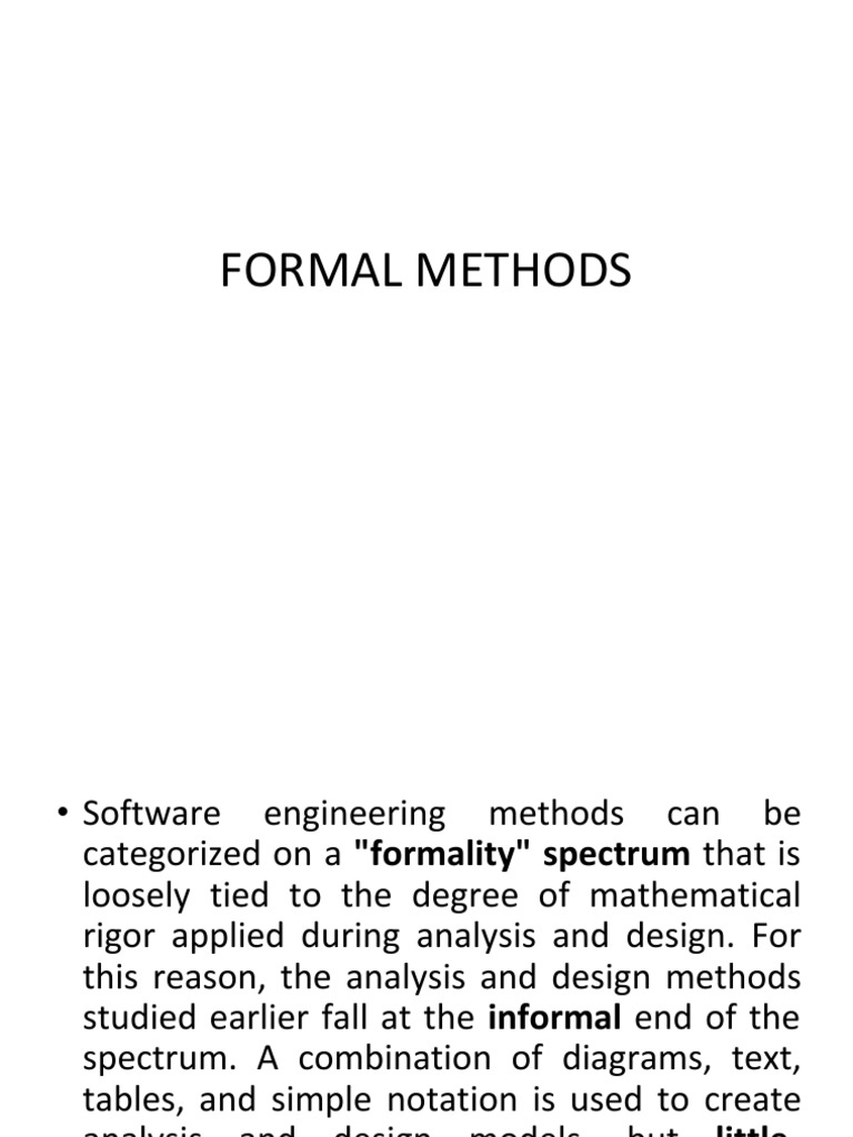 Formal Specification of Key Software Concepts Using Mathematical ...