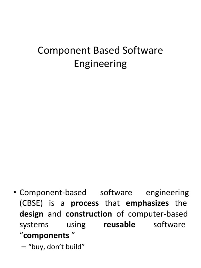 Unit 3 | Download Free PDF | Component Based Software Engineering ...