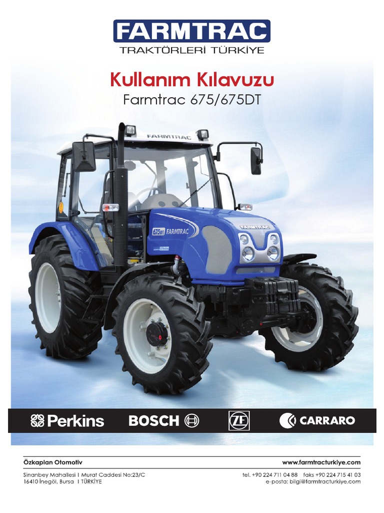 Farmtrac 675 User Manual | PDF