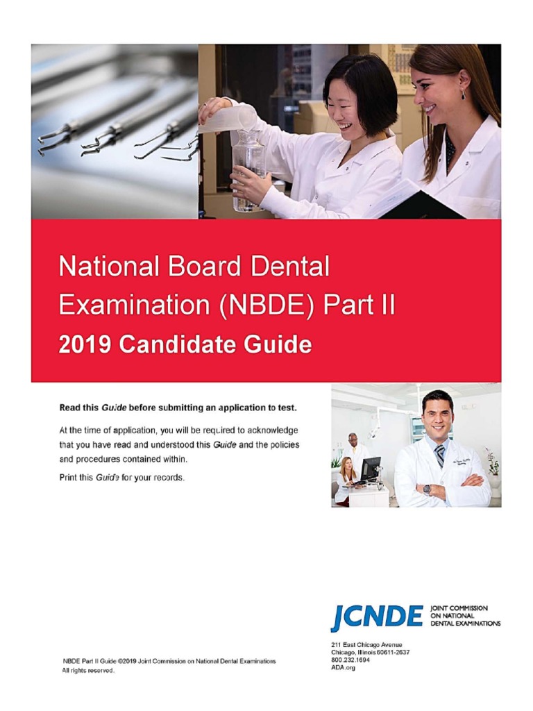 2019 Nbde Partıı Guide | PDF | Test (Assessment) | Dentistry