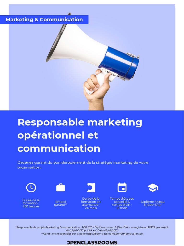 Responsable Marketing Opérationnel Et Communication | PDF