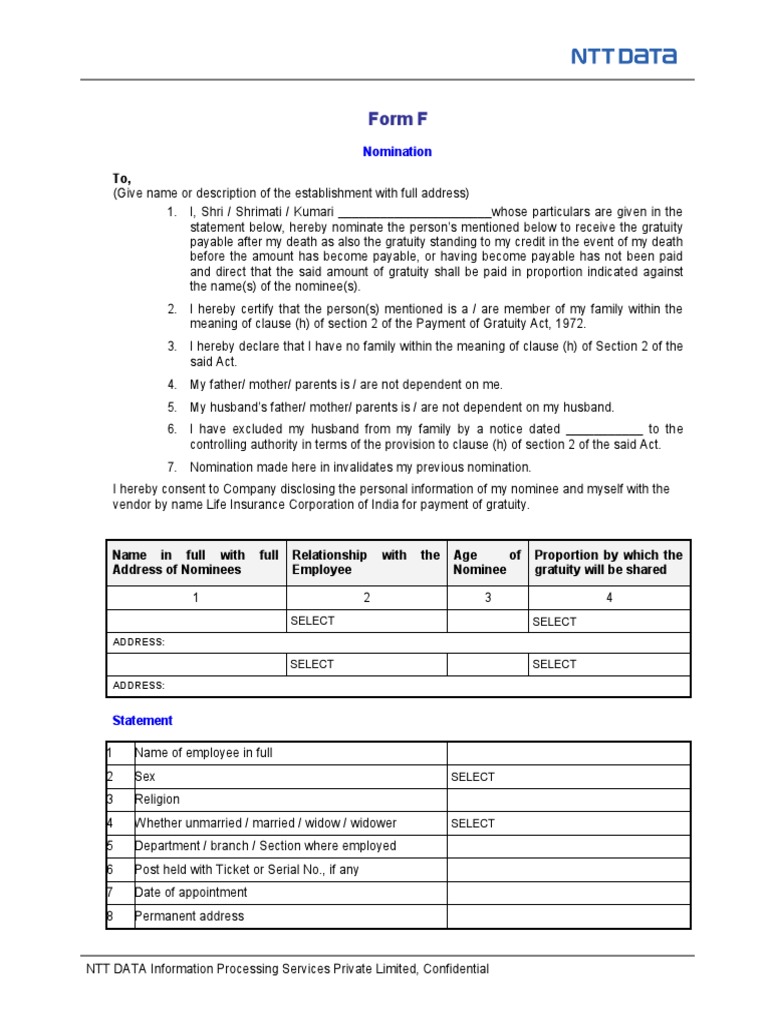 Ips Statutory Forms | PDF | Pension | Social Institutions