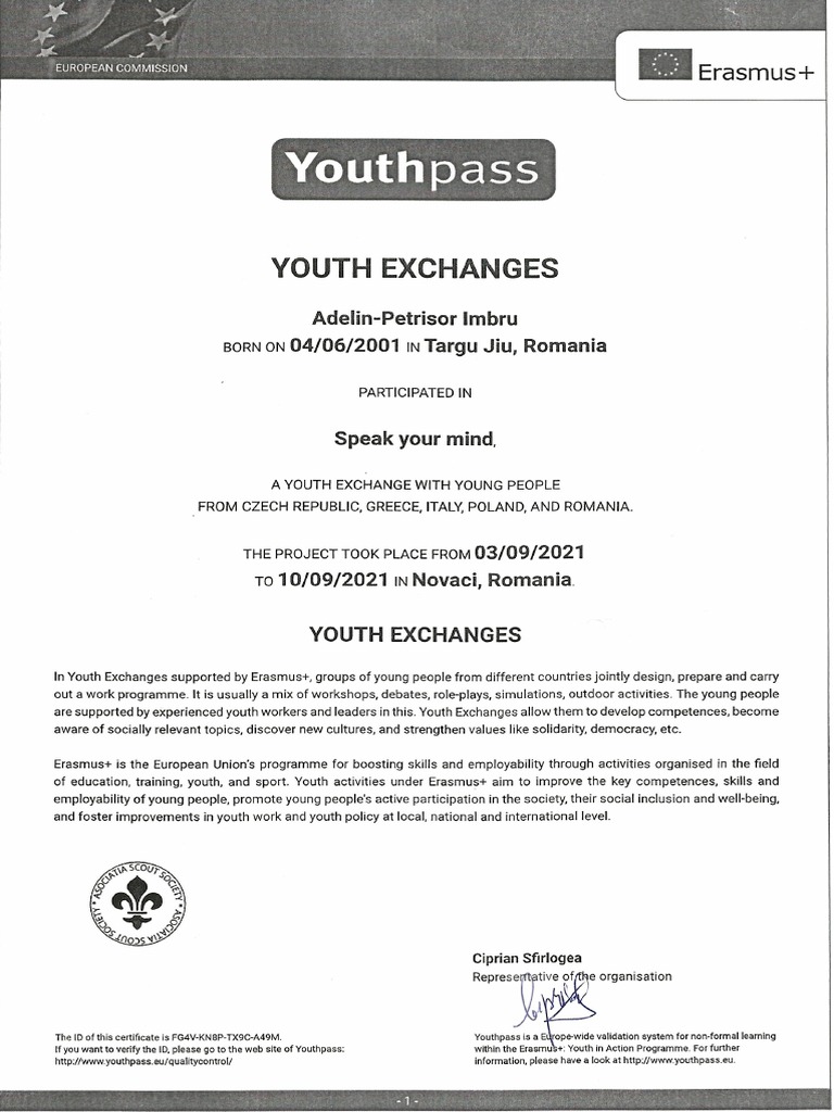 Youth Pass | PDF