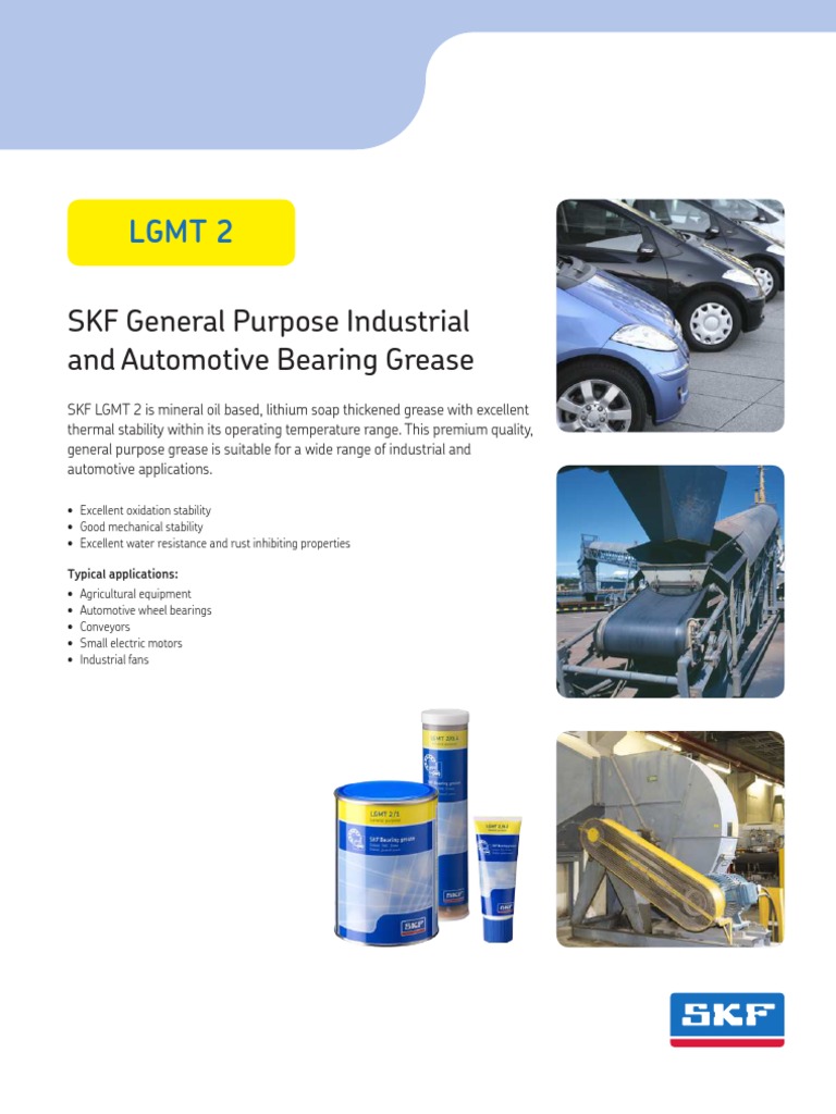 SKF LGMT-2 Data Sheet | Download Free PDF | Materials | Chemistry