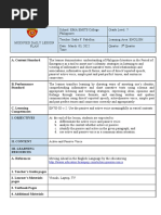 Explicit Teaching Lesson Plan in English | PDF | Verb | Lesson Plan