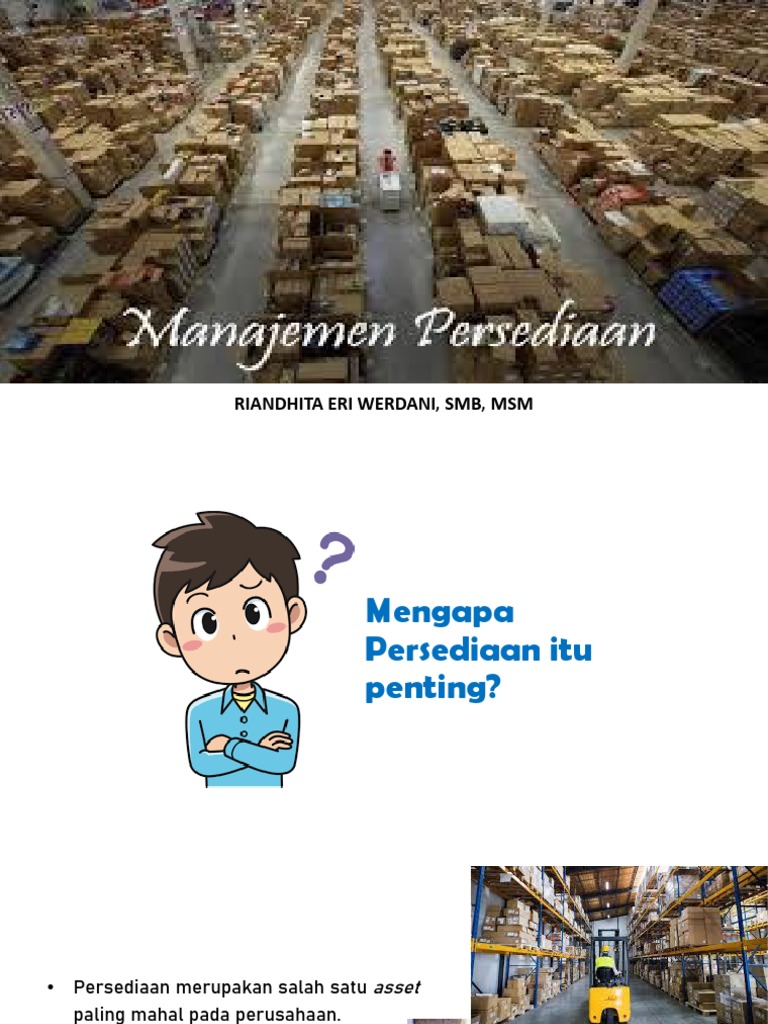 Pentingnya Manajemen Persediaan Efisien | PDF | Bisnis