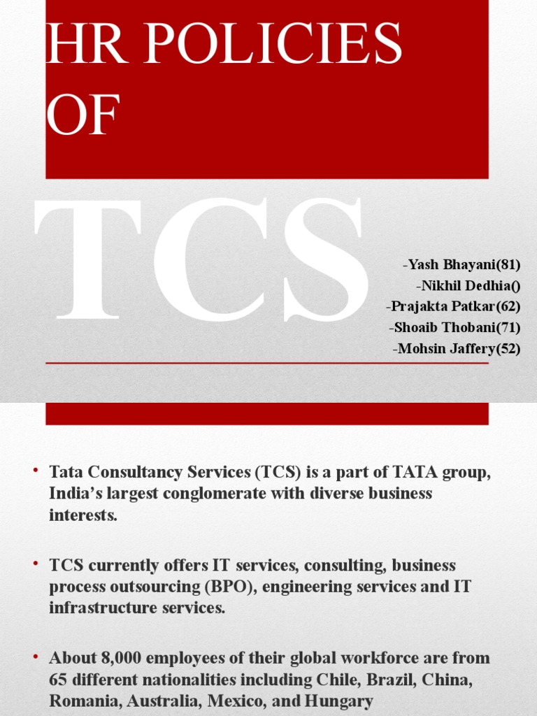 HR Policies of Tcs | PDF | Recruitment | Employment