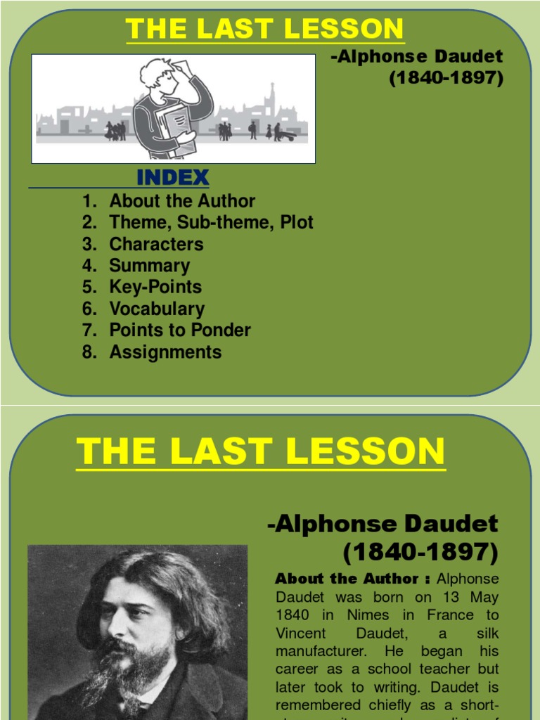 The Last Lesson | PDF