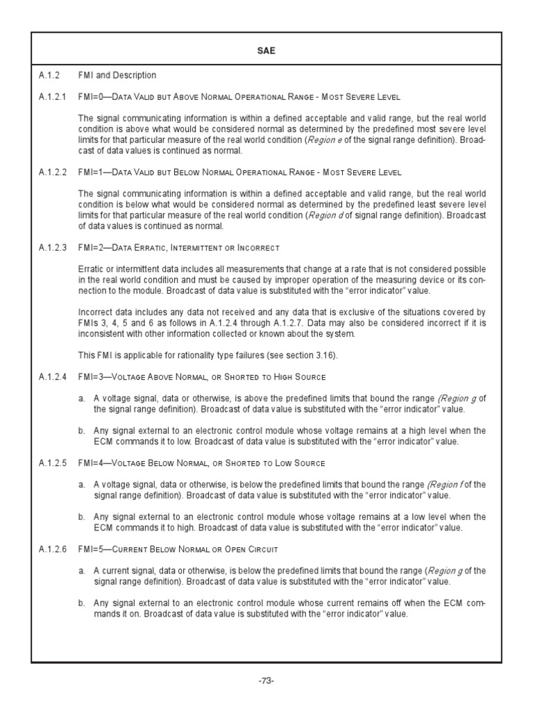 J1939-73 - Application Layer Diagnostics | PDF | Computer Network ...