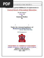 Project Work Class 12 BST New | PDF | Warehouse | Marketing