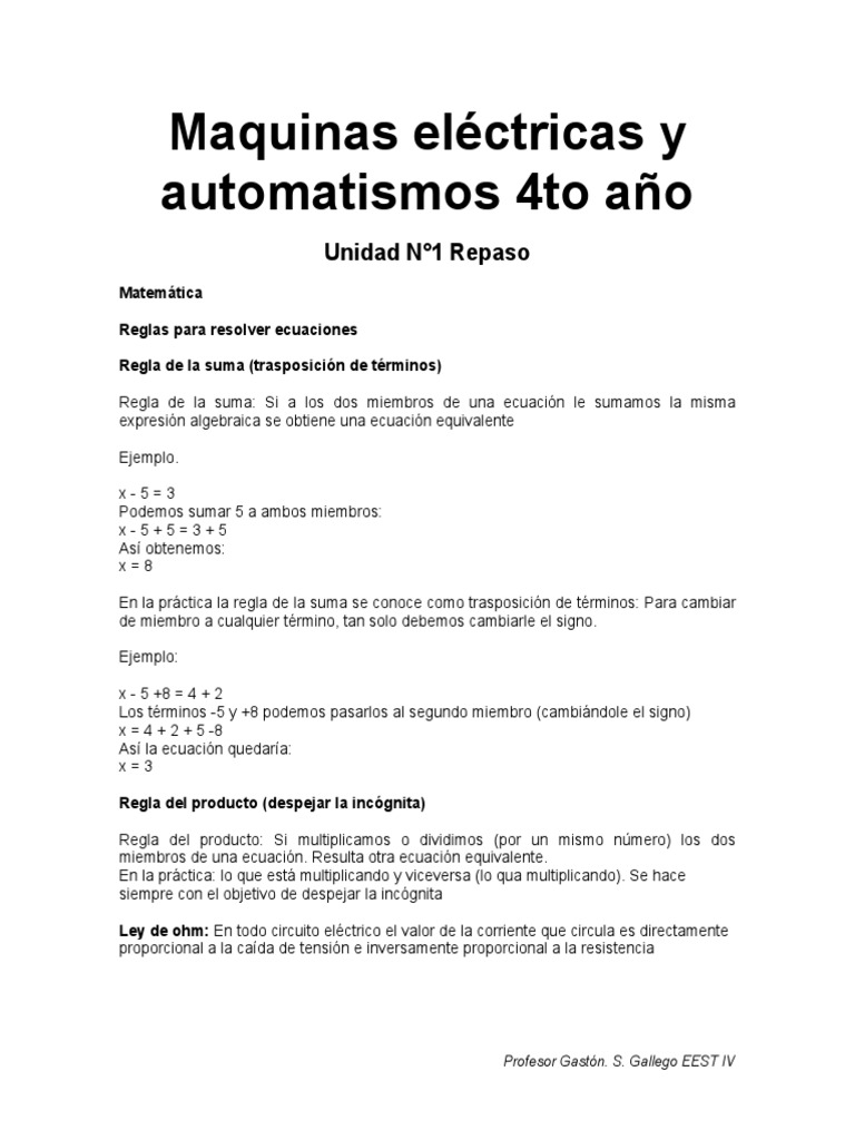 Apunte Mya 4 To | PDF | Transformador | Inductor