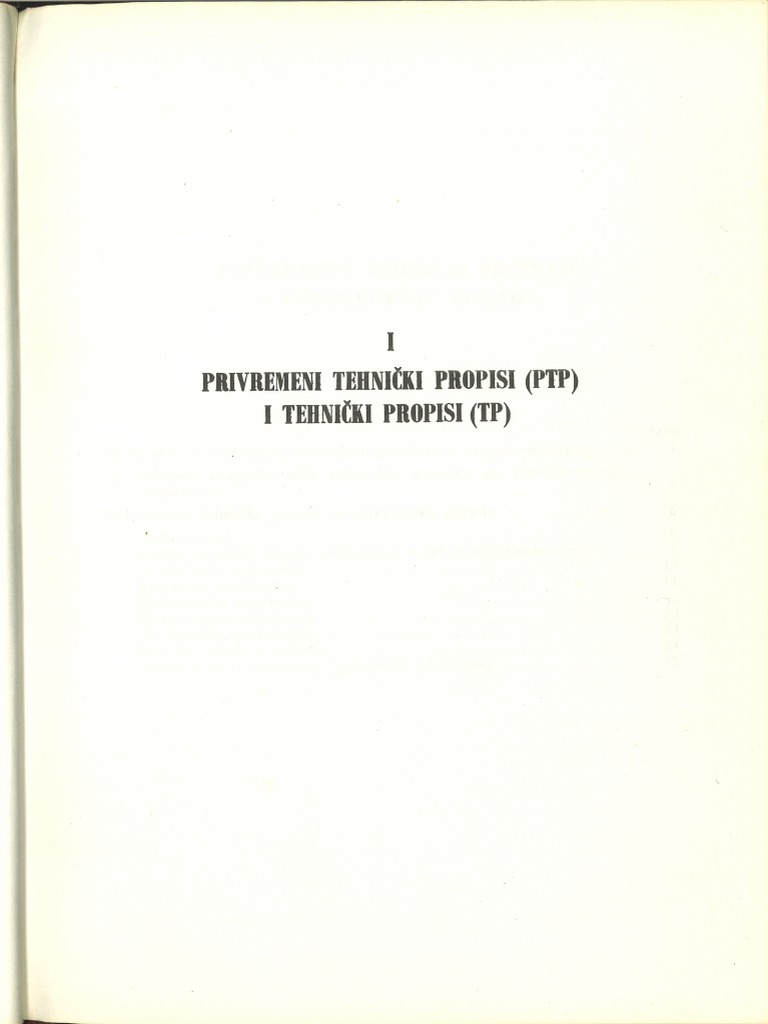 Privremeni Tehnicki Propisi Za Opterecenje Zgrada - FNRJ SL 61 - 48 (ZTPG1977 - Dio 4) | PDF