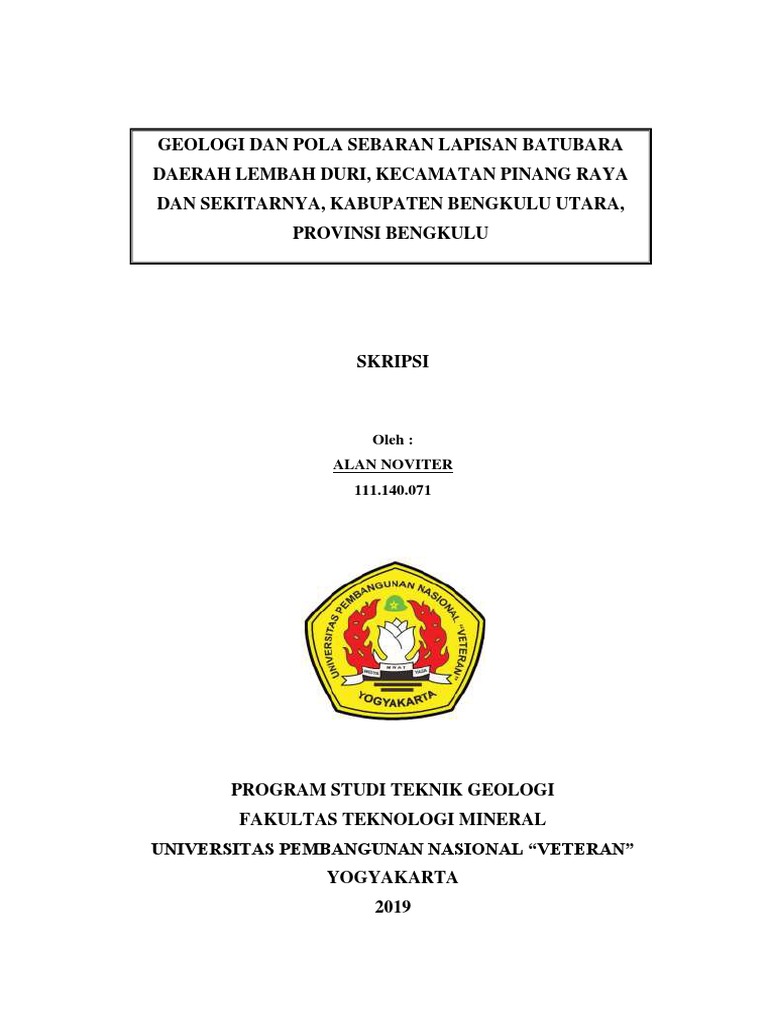 Laporan Skripsi + Lampiran | PDF