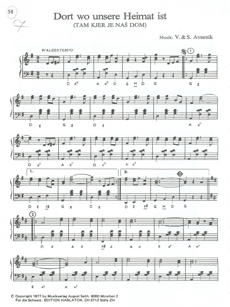 Dort Wo Unsere Heimat Ist | PDF