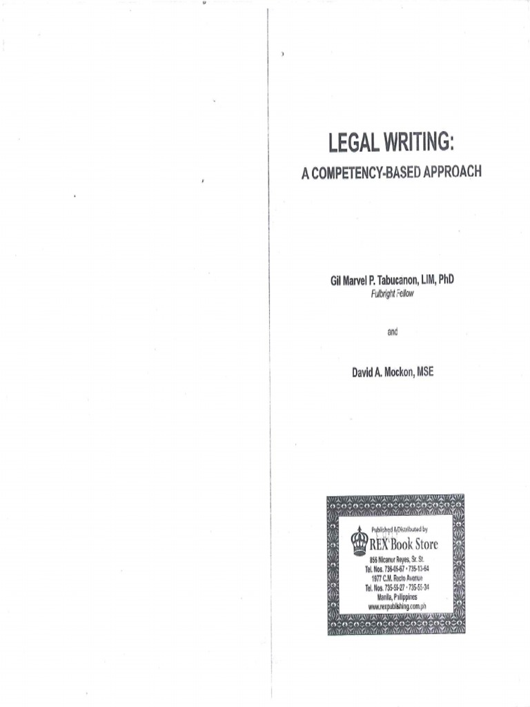 Legal Writing | PDF