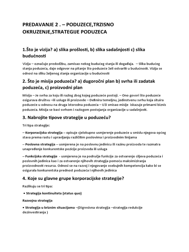 Planiranje I Analiza | PDF